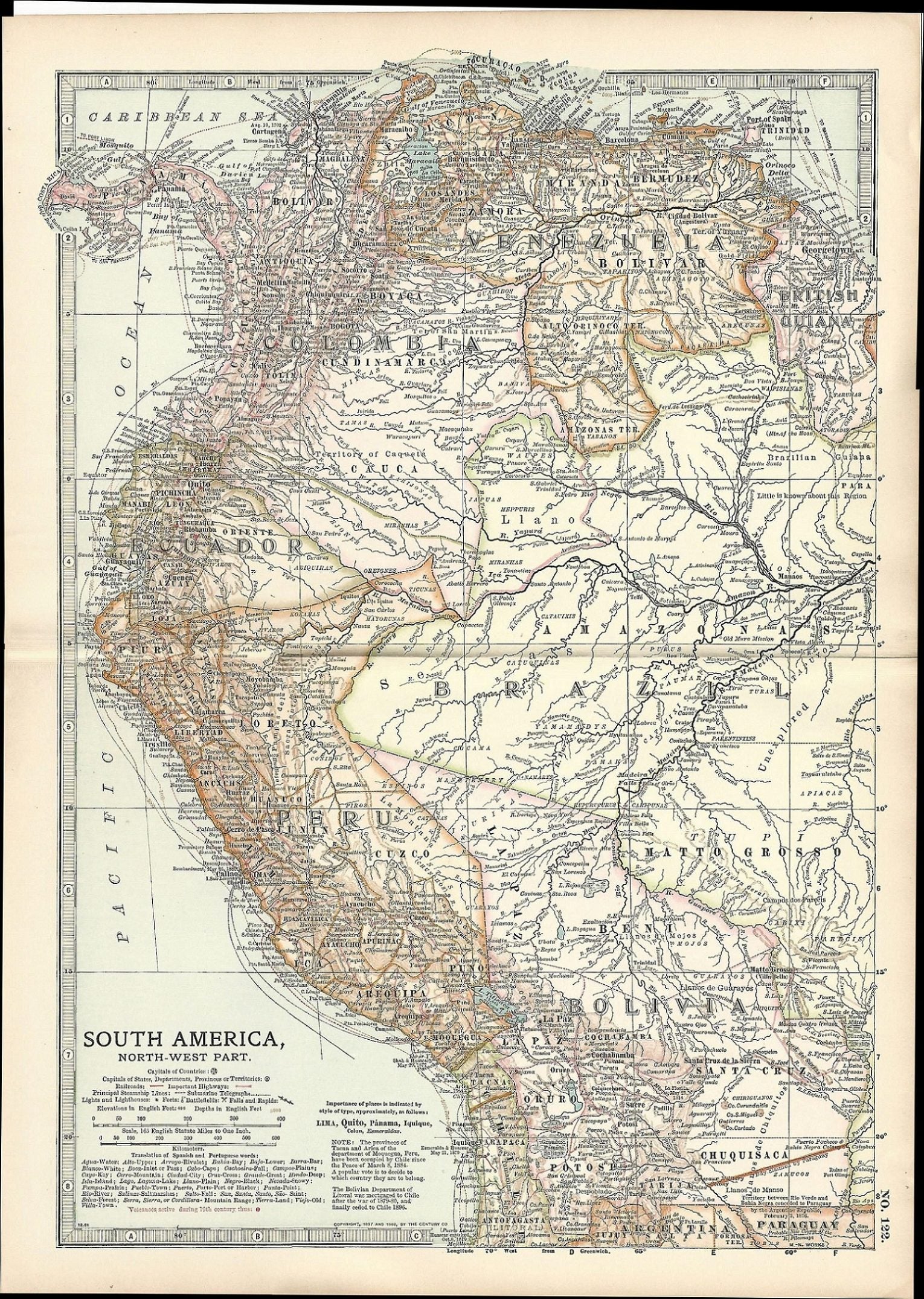 Colombia Maps – Maps and Antique Prints