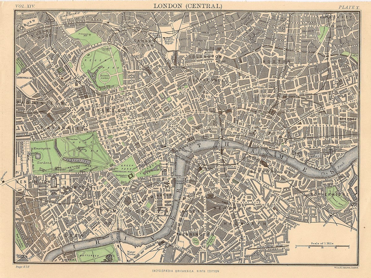 London Maps – Maps and Antique Prints