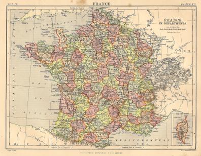 France Maps – Maps and Antique Prints