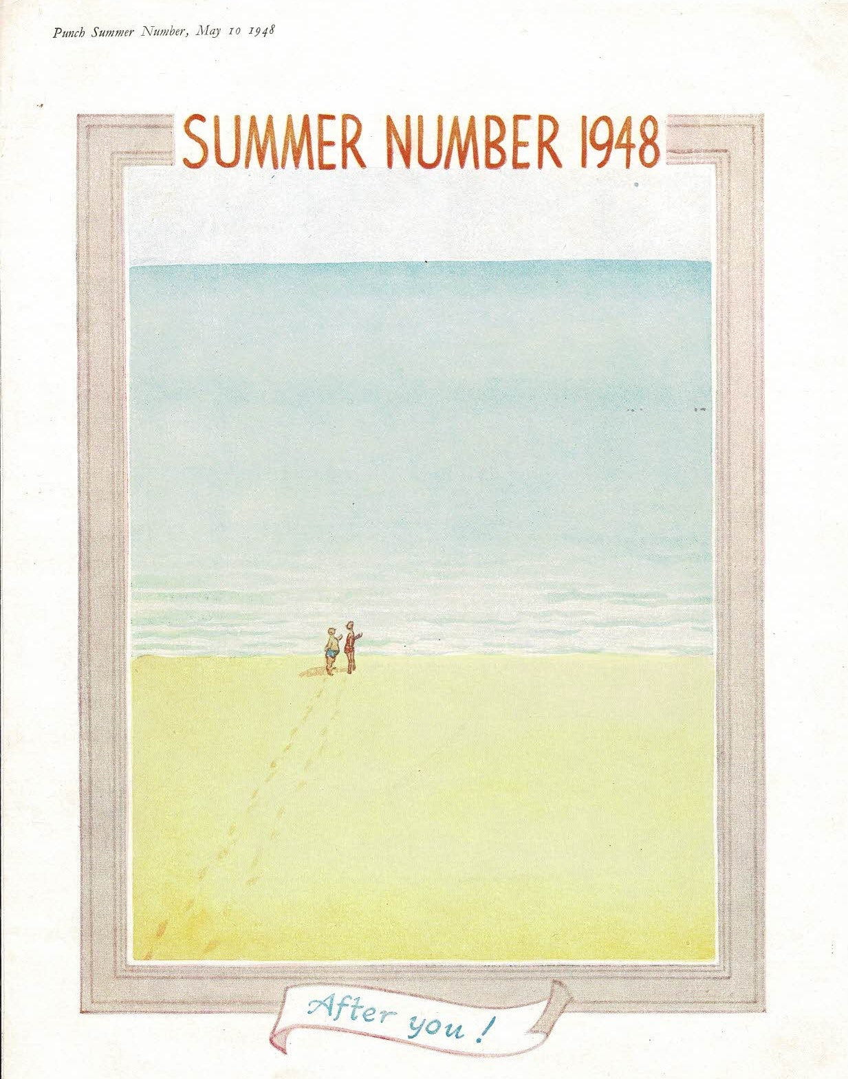 Punch Magazine H M Bateman cartoon "After You" published 1948 – Maps ...