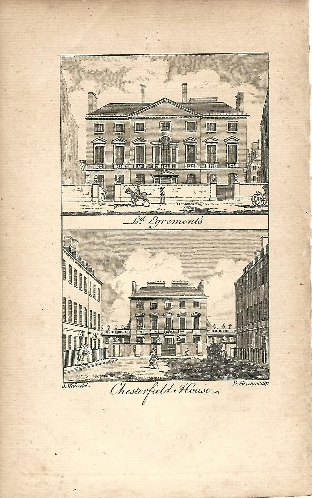 Chesterfield House Mayfair antique print 1776 – Maps and Antique Prints