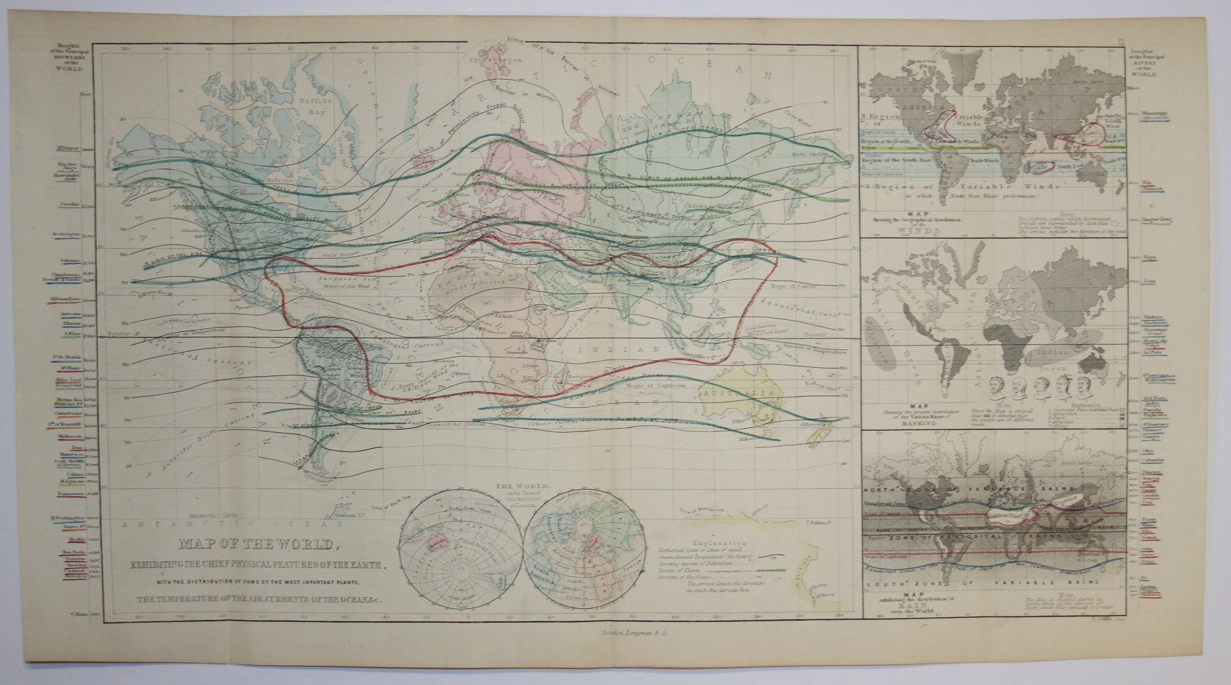 World antique map 1871 – Maps and Antique Prints