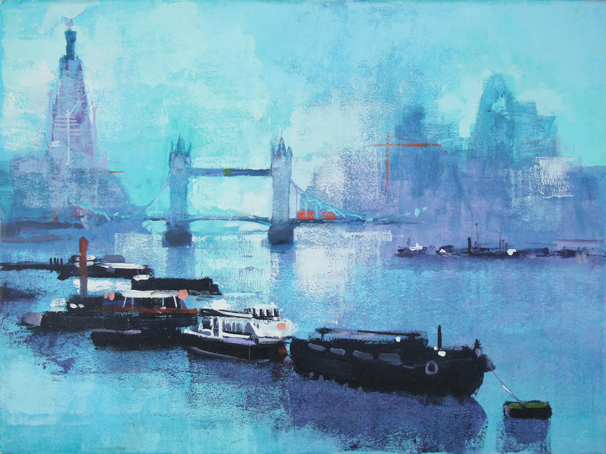 Shard Tower Bridge by Colin Ruffell a signed and numbered print – Maps ...