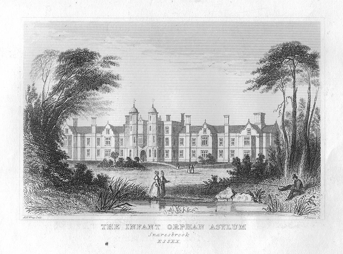 Snaresbrook Crown Court antique print 1845 – Maps and Antique Prints