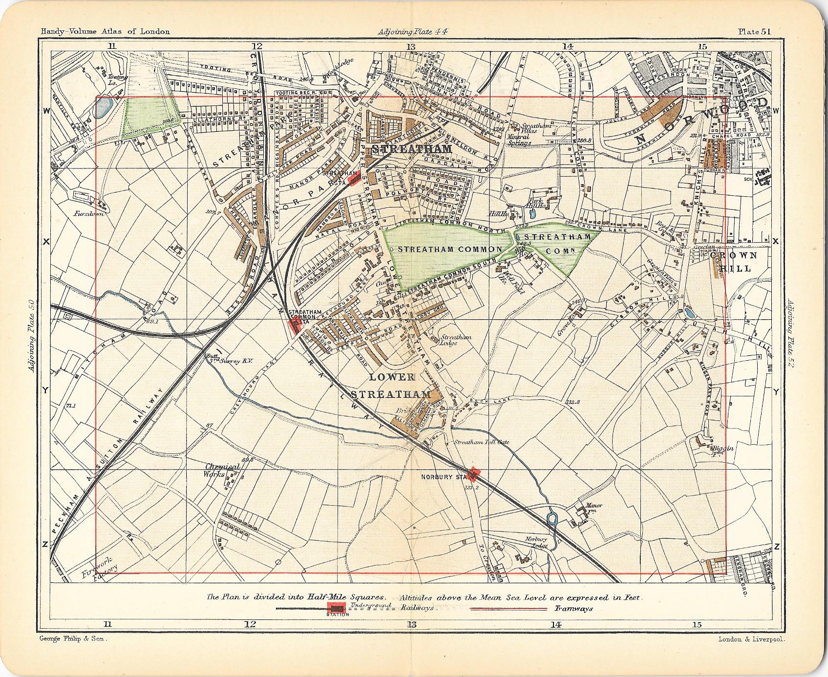 Streatham antique map – Maps and Antique Prints