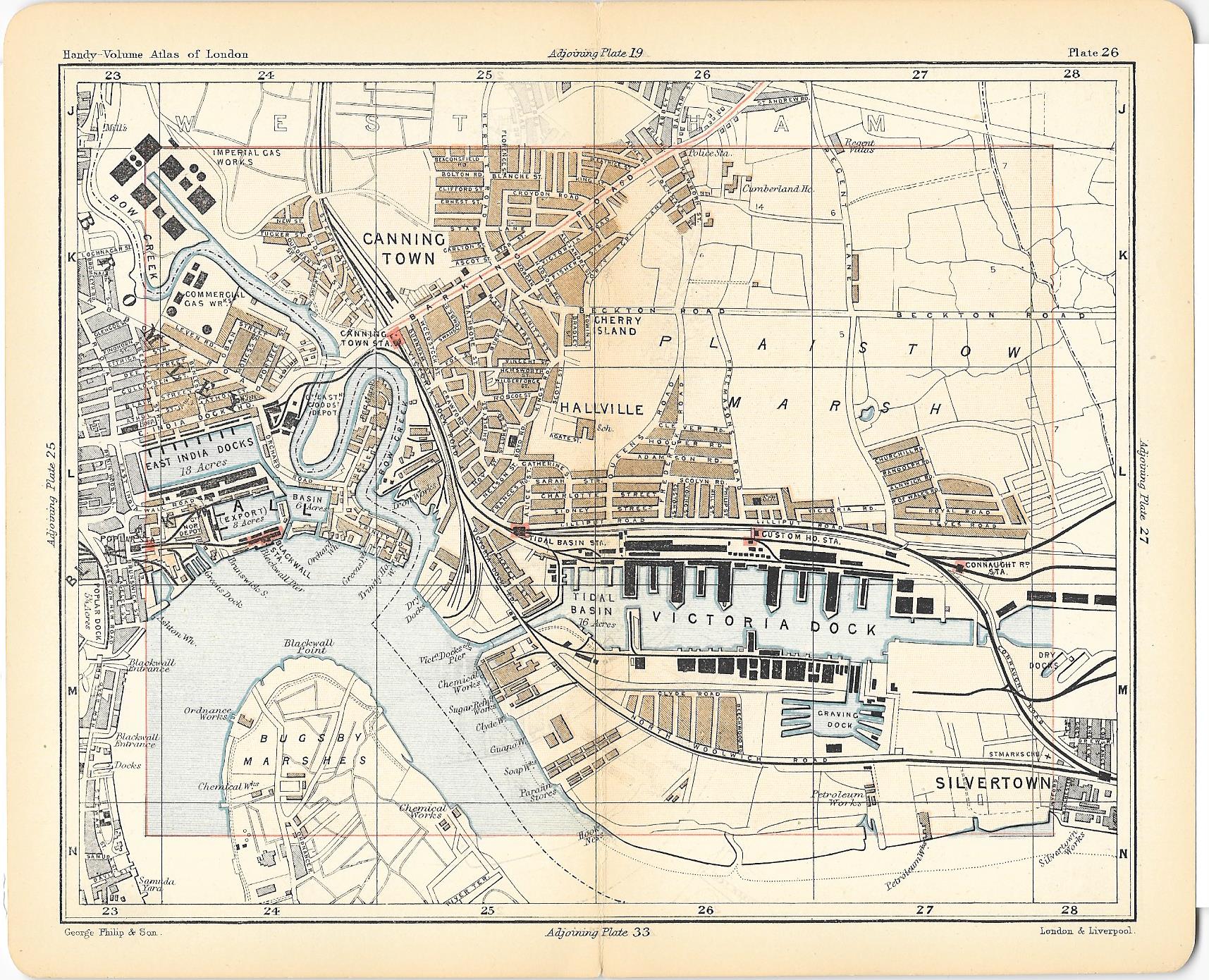 Victoria Dock antique map 1891 – Maps and Antique Prints