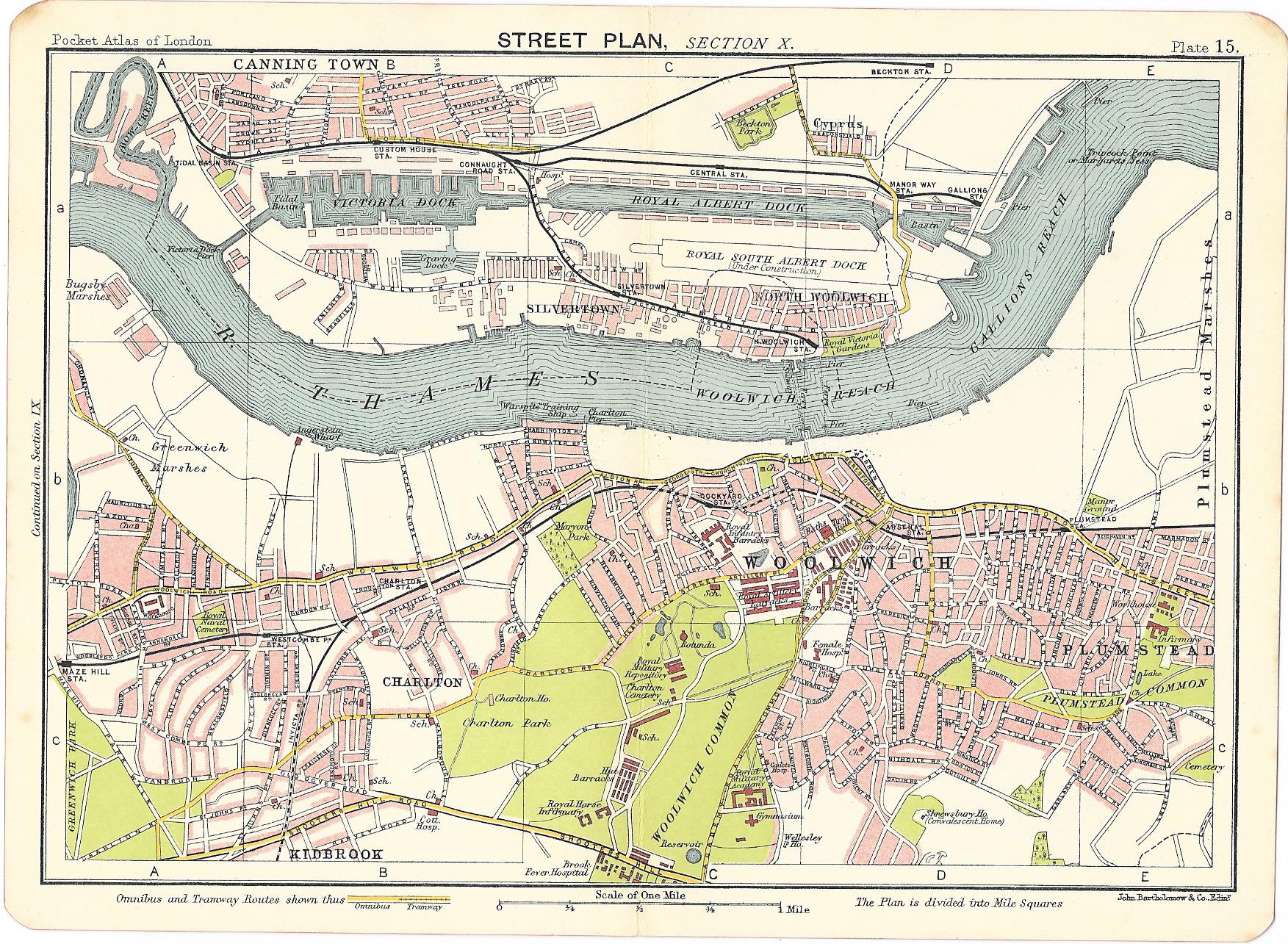 Woolwich antique map – Maps and Antique Prints