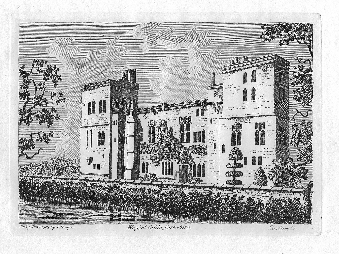Wressle Castle aka Wressel Castle antique print – Maps and Antique Prints