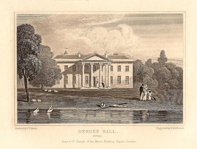 Debden House Essex antique print 1847 – Maps and Antique Prints