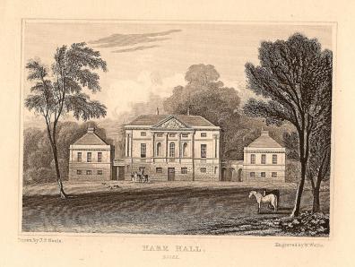 Hare Hall Essex antique print 1847 – Maps and Antique Prints