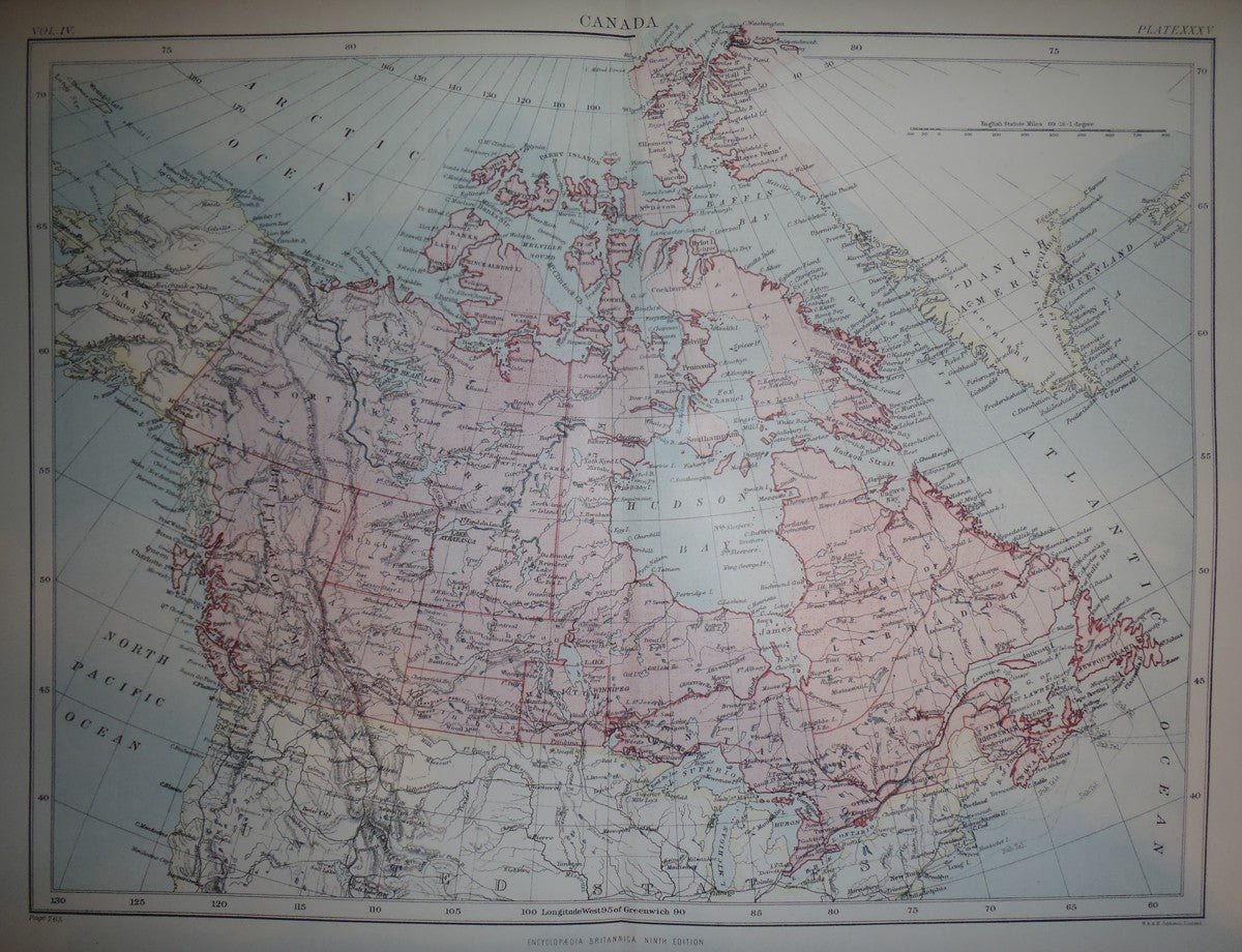 Canada antique map – Frontispiece_Maps