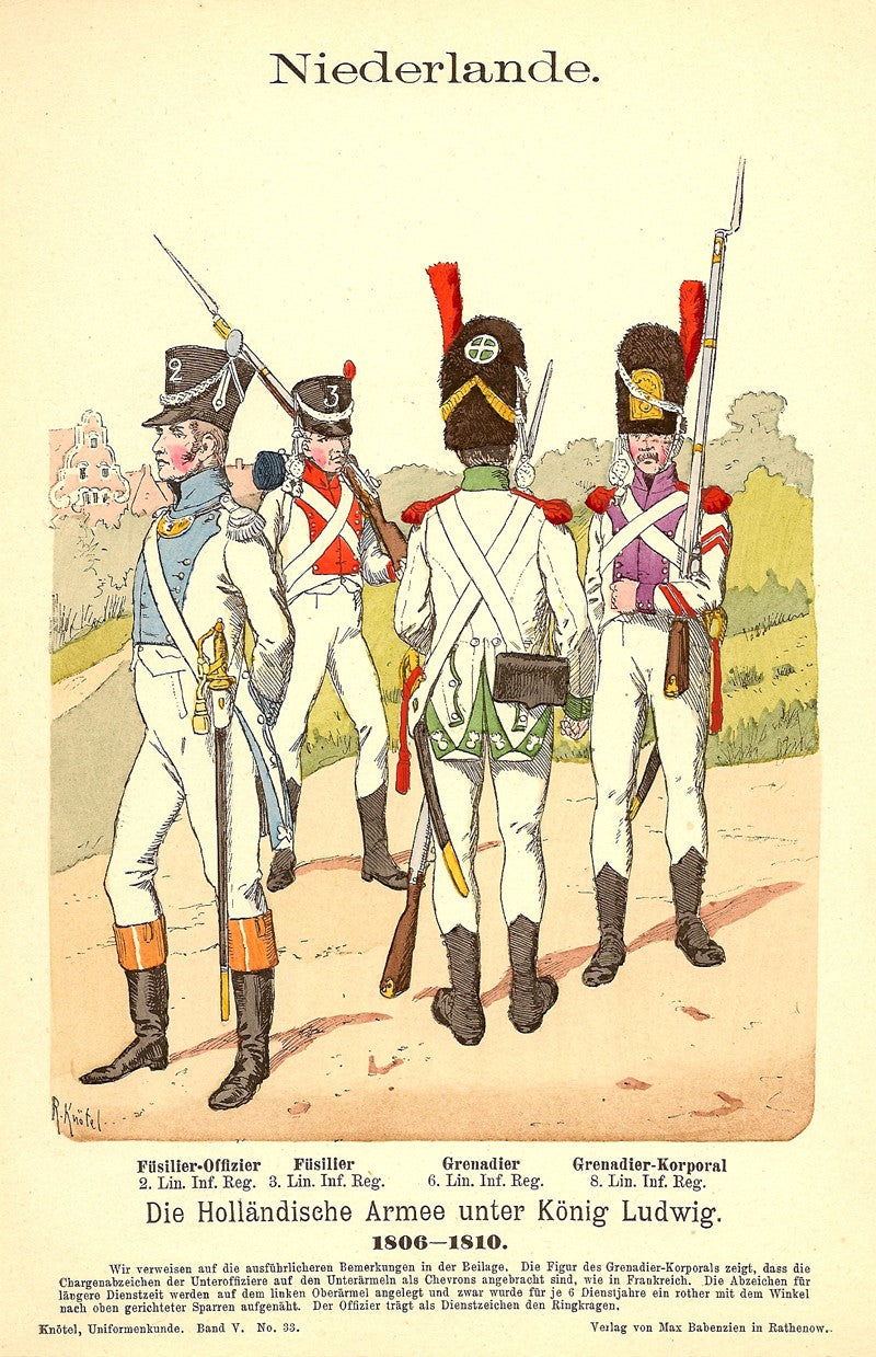 Dutch Army of King Ludwig 1894 – Maps and Antique Prints