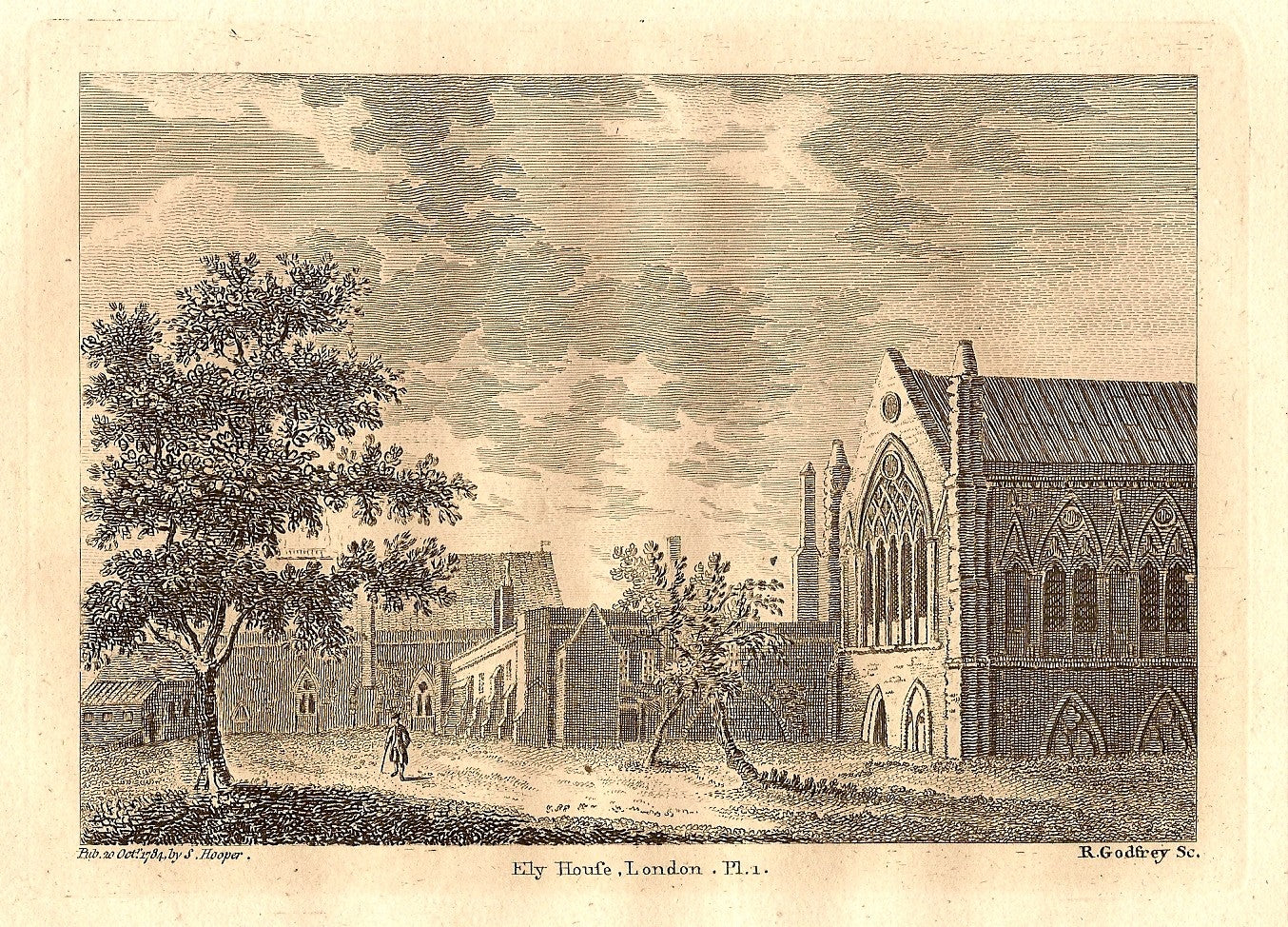 Ely Palace or Ely House London 1784 – Maps and Antique Prints